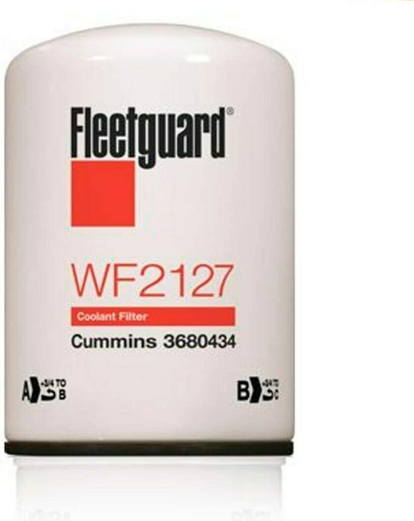 WF2127 Fleetguard Water Coolant Filter (Pack of 4) - Walmart.com