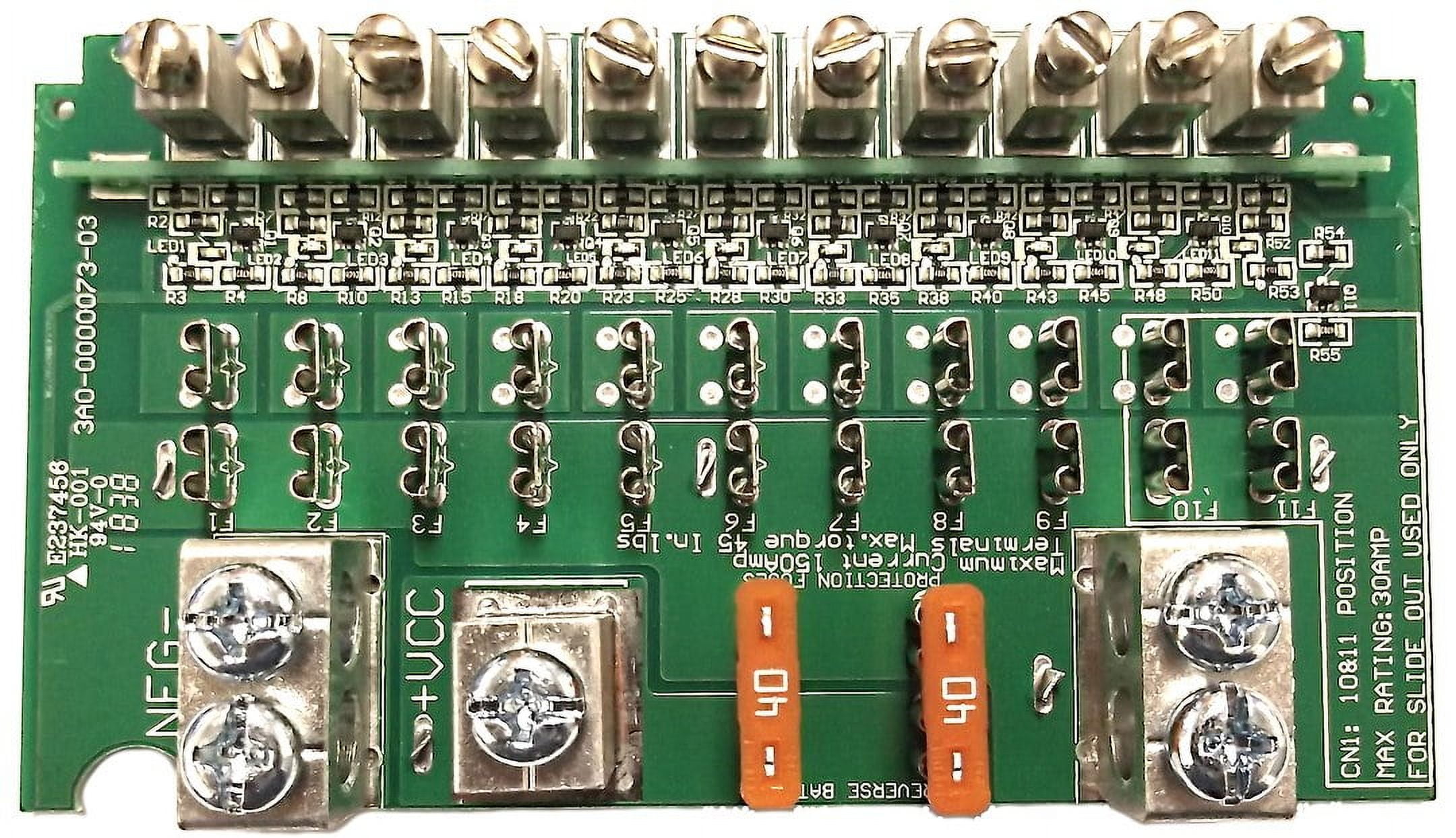 WFCO 8935/45/55-PCB 12V DC 11 Position Fuse Panel - Walmart.com