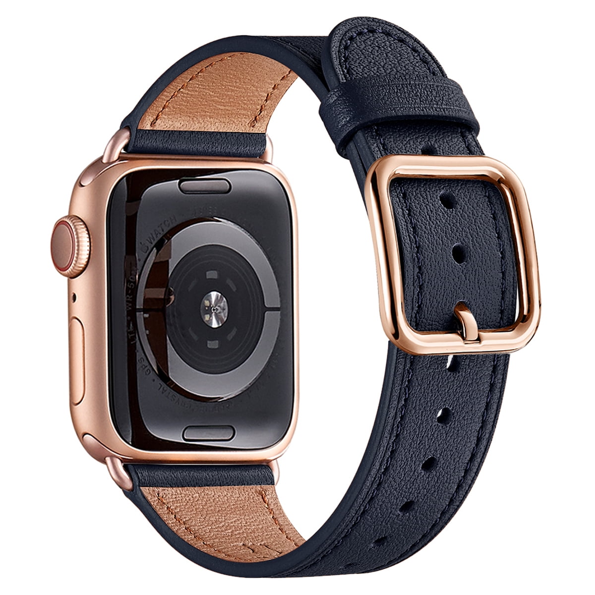 WFEAGL Genuine Leather iwatch Band for iWatch Series 38mm 40mm 41mm ...