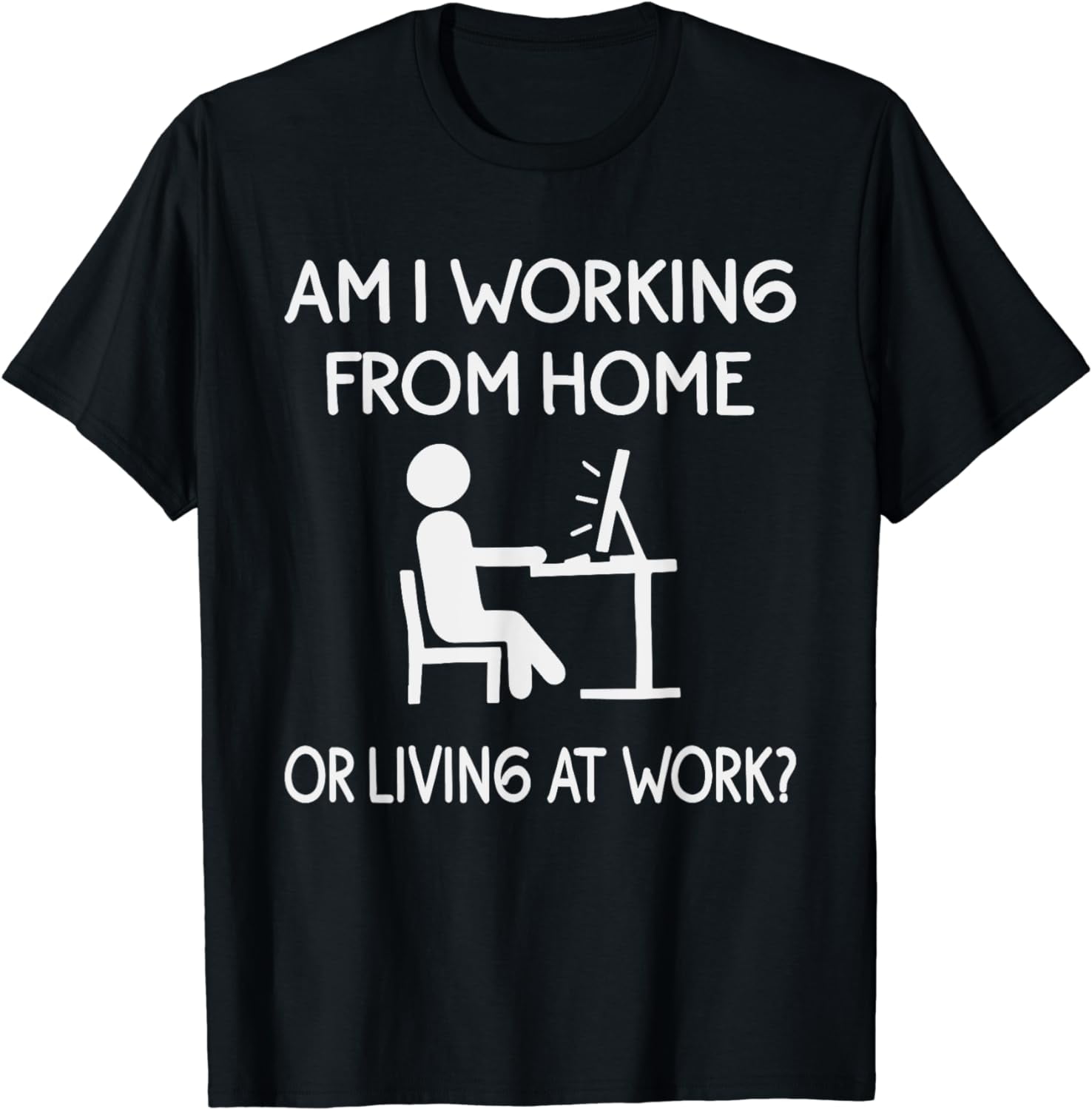 WFH Work From Home Office Remote Virtual Flexible Work Job T-Shirt ...