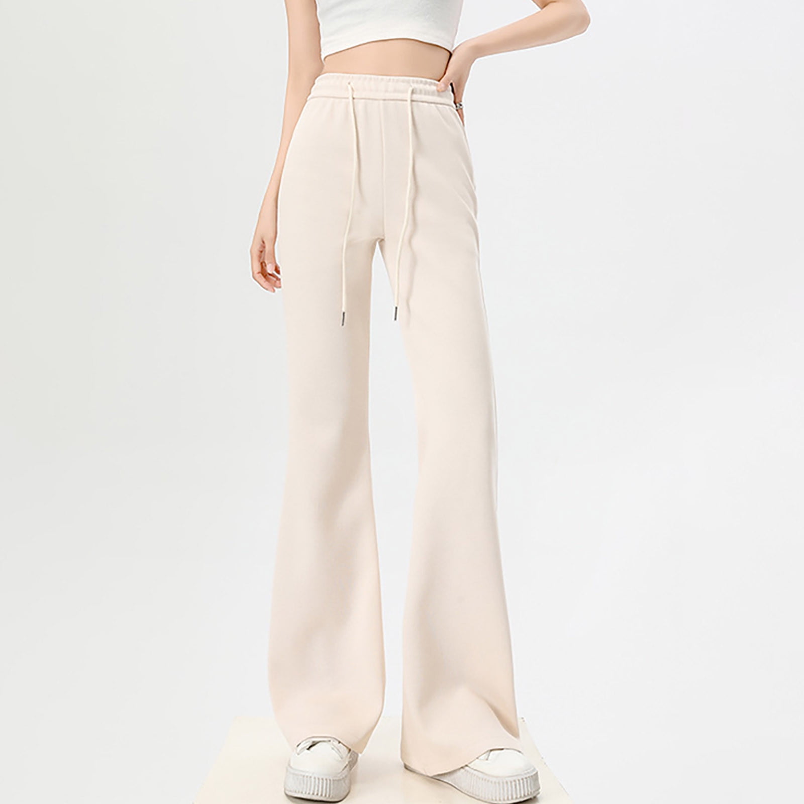 WFJCJPAF 2025 New Product Khaki Pants for Women,Women's Solid Color ...