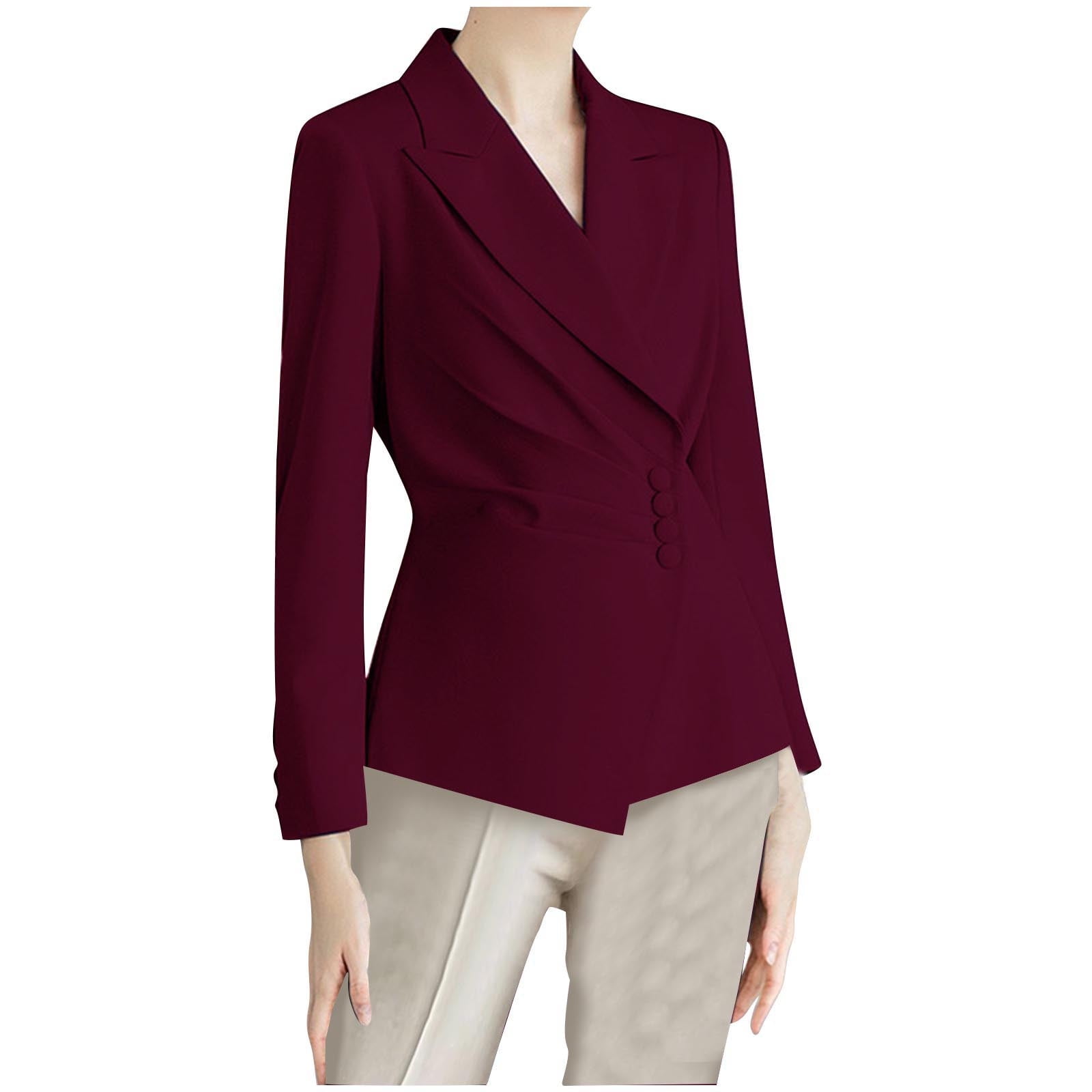 WFJCJPAF Holiday Clearance! Blazers for Women Plus Size Clearance,Women ...