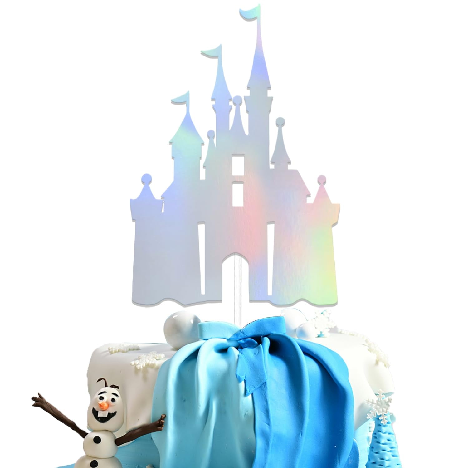 WFKLDF Castle Cake Topper, Castle & Princess MDH1Themed Birthday Party ...