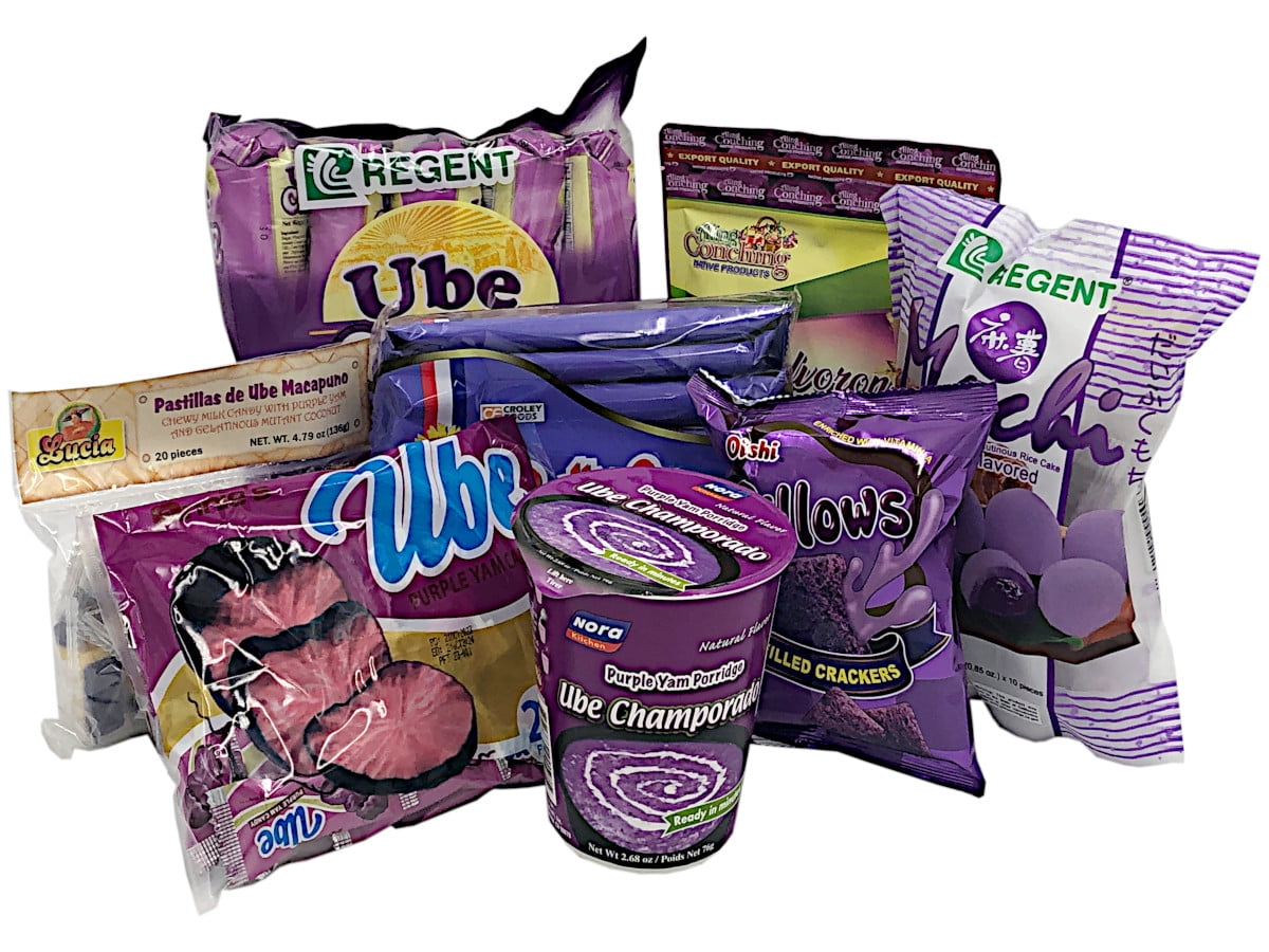 WFM Ube Snacks Variety Pack, Filipino Snacks Gift Box - Walmart.com