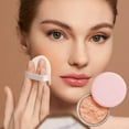 Wfplhft Allaura Beauty Pink Setting Powder Waterproof Blurring Powder