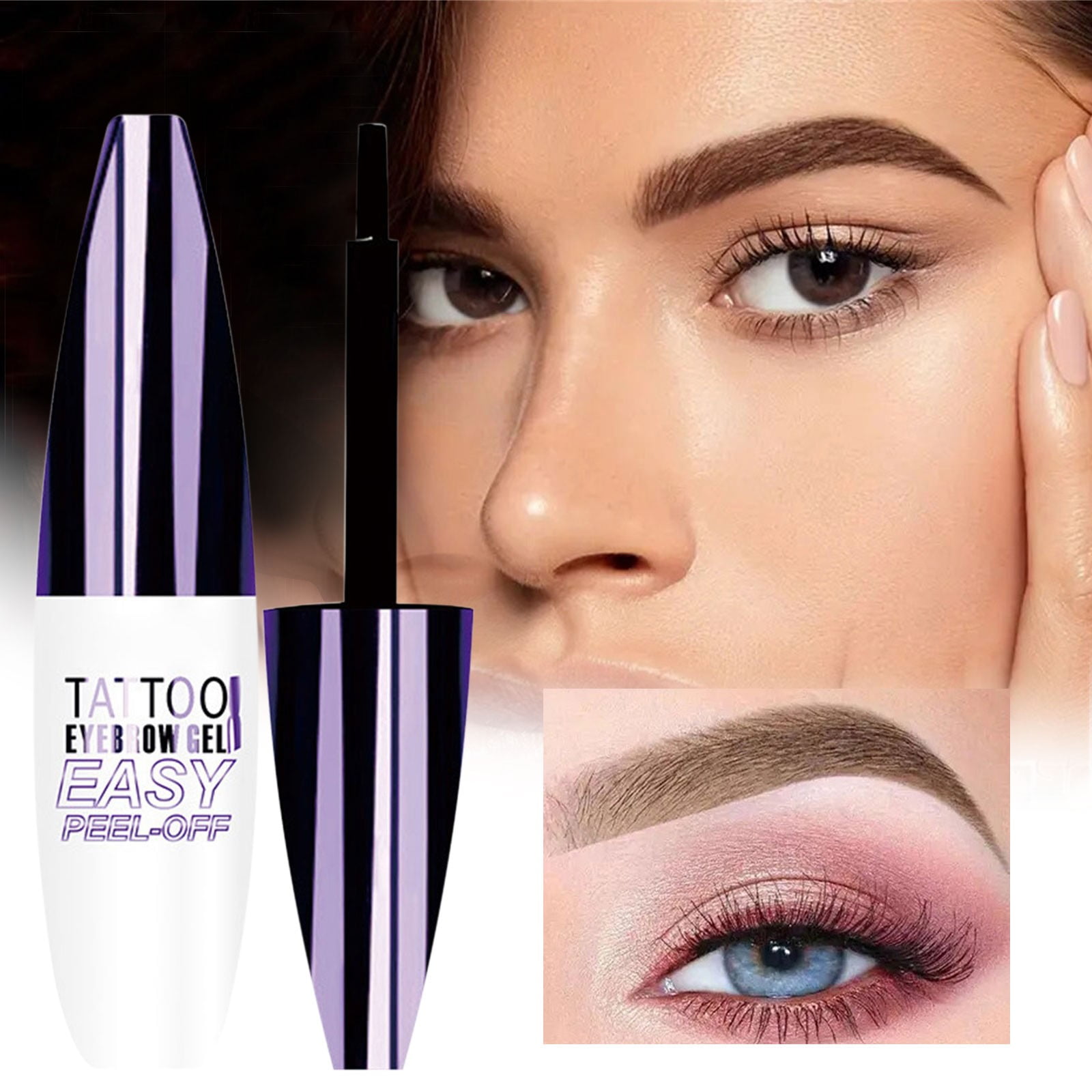 WFPLHFT Tear-Off Eyebrow Gel – Long-Lasting, Smudge-Proof Formula for a ...
