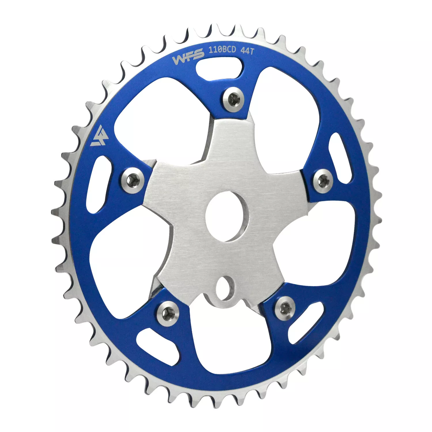 WFS Pulsar Chainring w/ Spider Sprocket 44T 1/8" 110mm Old School BMX ...