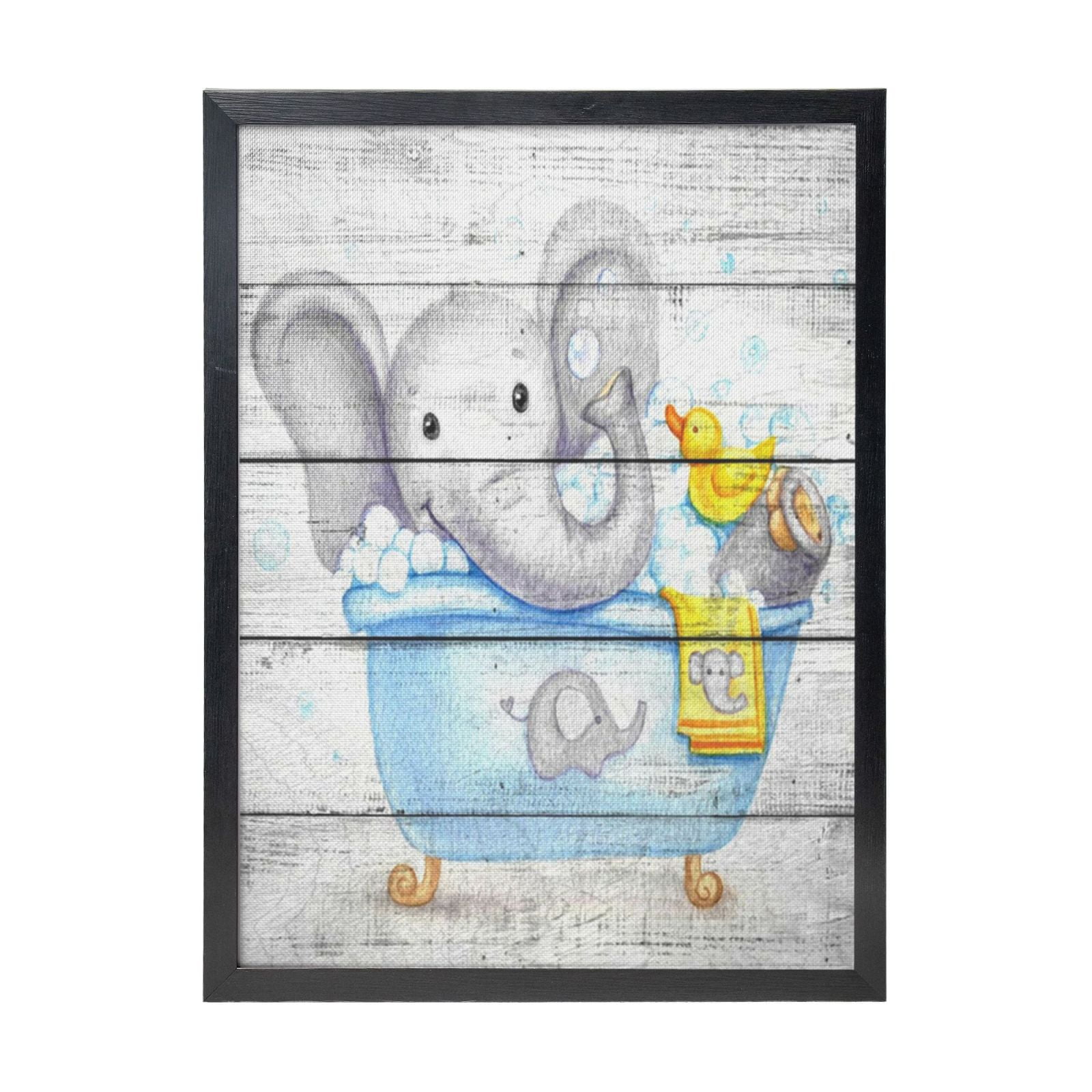 WFSposter Funny Elephant Bathroom Wall Art Elephant Bathroom Pictures ...