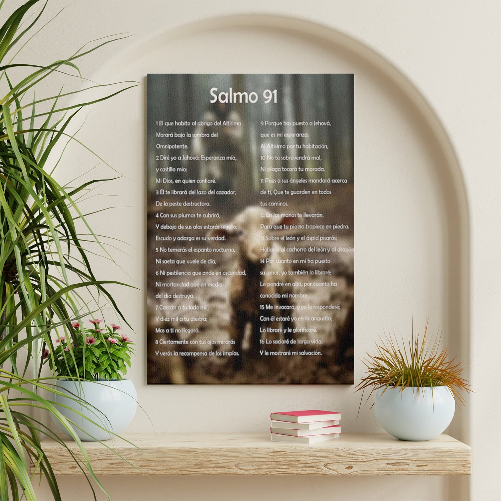 WFSposter Psalm 91 in Spanish for Wall Art, Christian Wall Pictures in ...