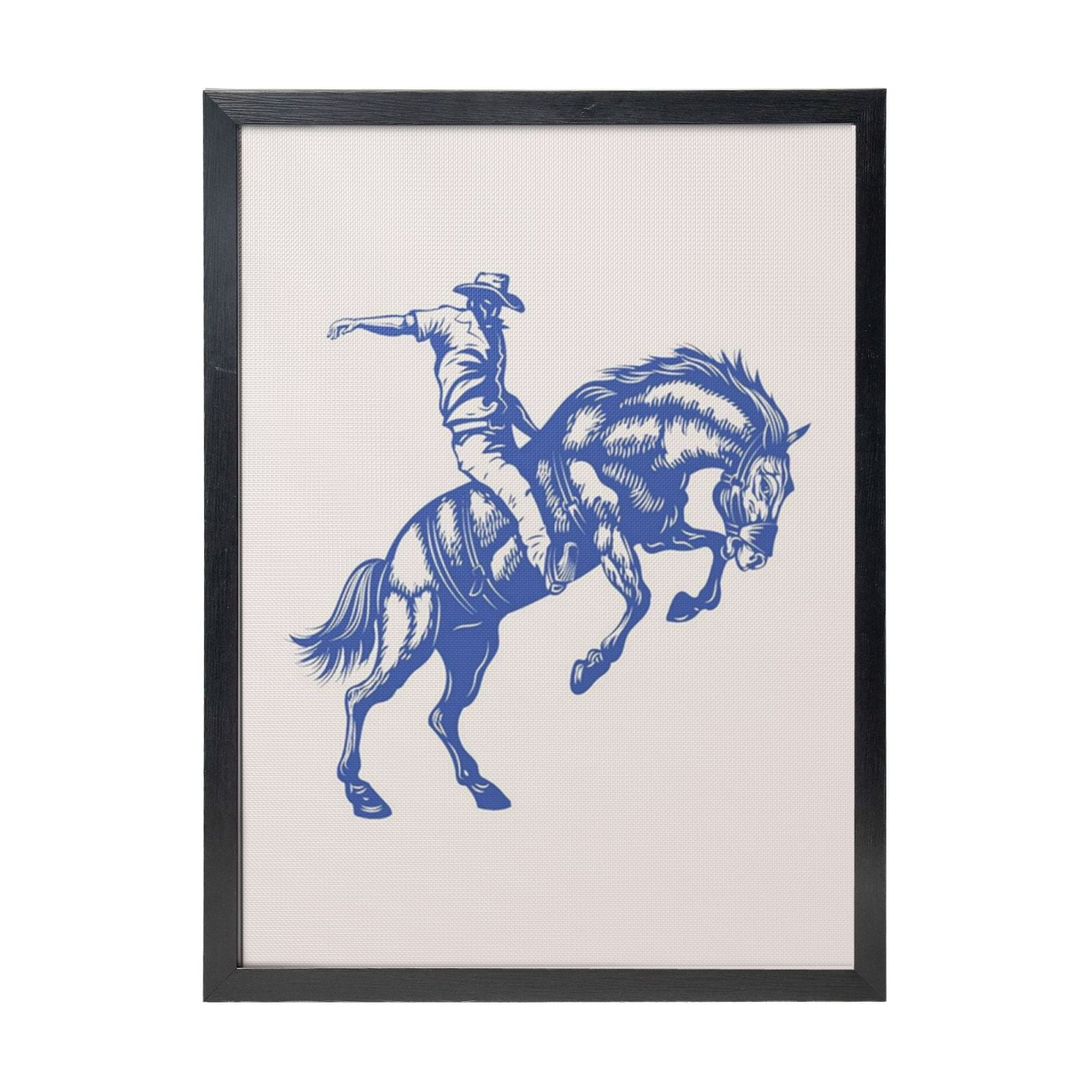 WFSposter Vintage Advertising Poster - Retro Western Print - Cowboy ...