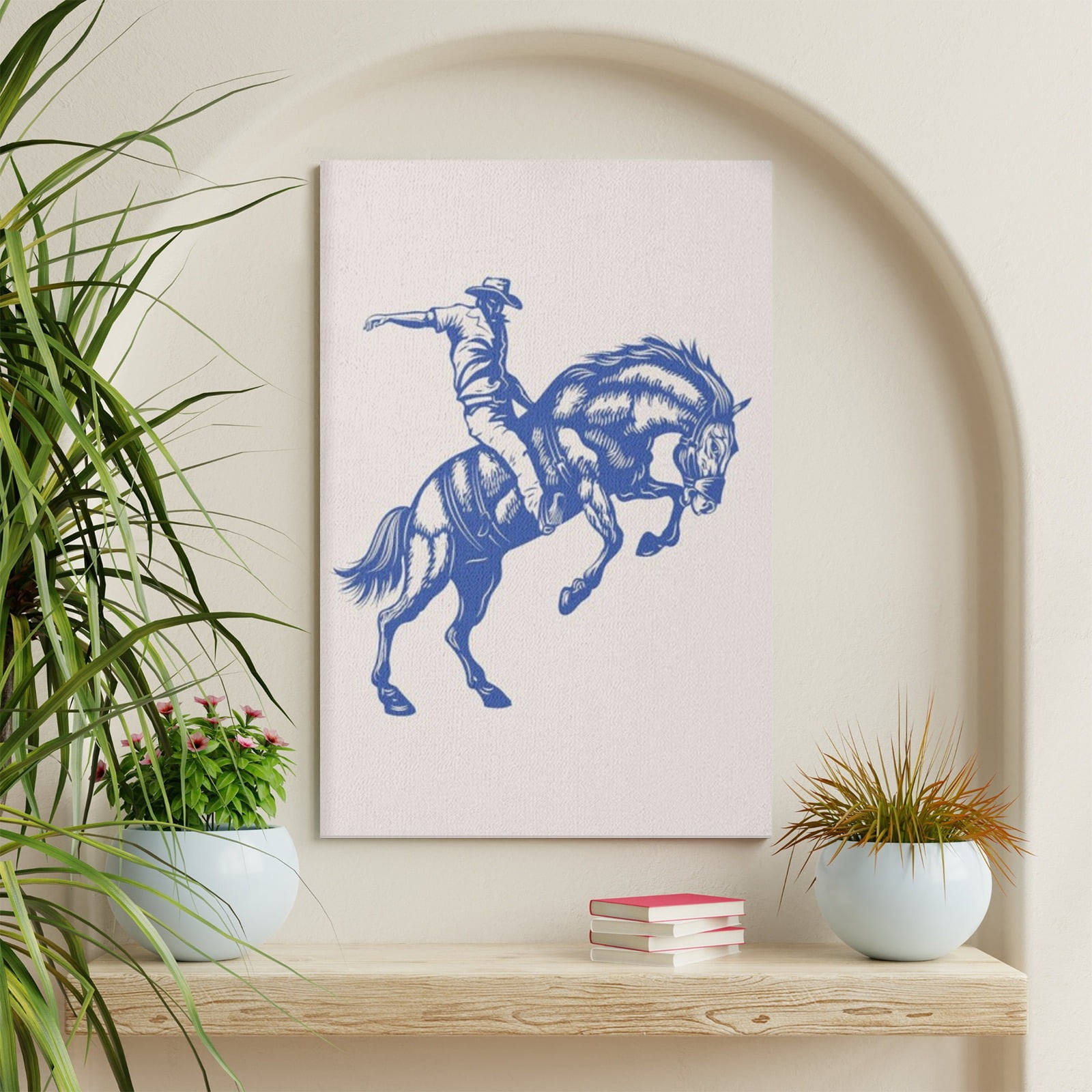 WFSposter Vintage Advertising Poster - Retro Western Print - Cowboy ...