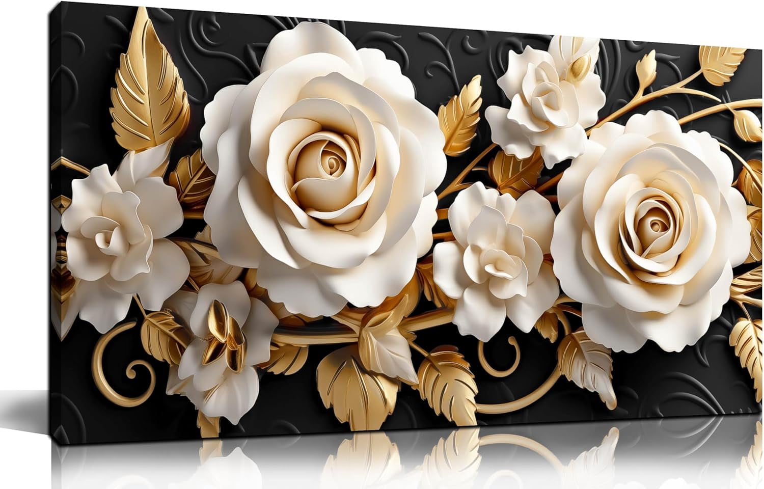 WFSposterFlower Large Canvas Wall Art for Living Room Bedroom Home ...