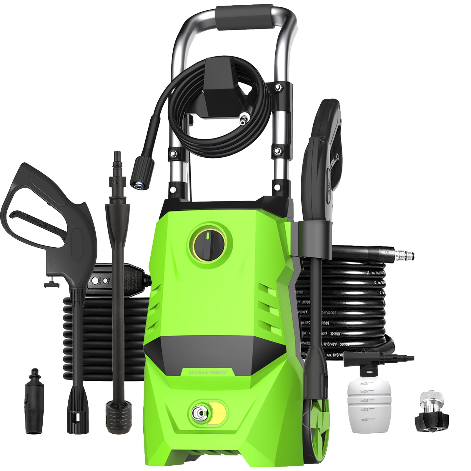 Homdox WD3000 2.3GPM Electric Pressure Washer, 13-Amp 1700W Electric ...