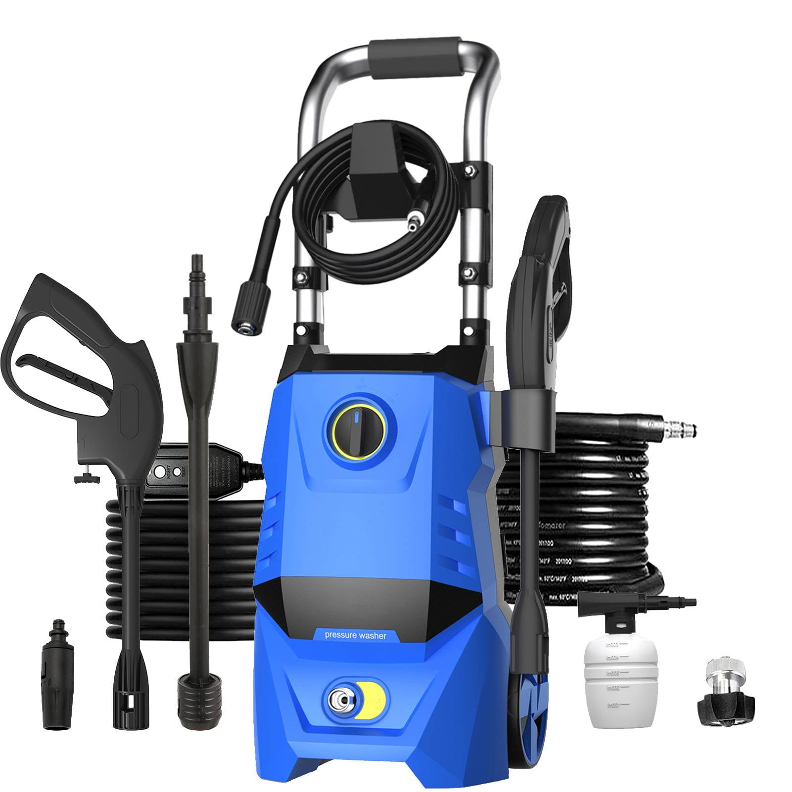 Homdox WD3000 2.3GPM Electric Pressure Washer, 13-Amp 1700W Electric ...