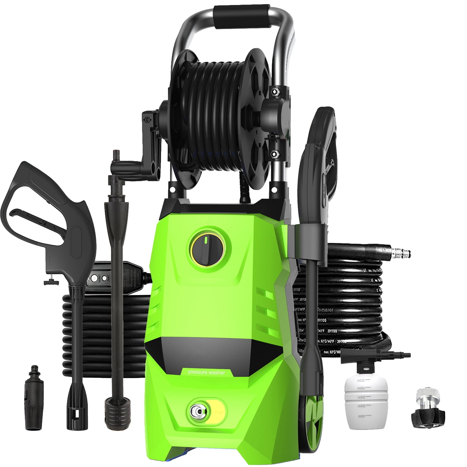 Homdox WD3000 2.3GPM Electric Pressure Washer, 13-Amp 1700W Electric ...