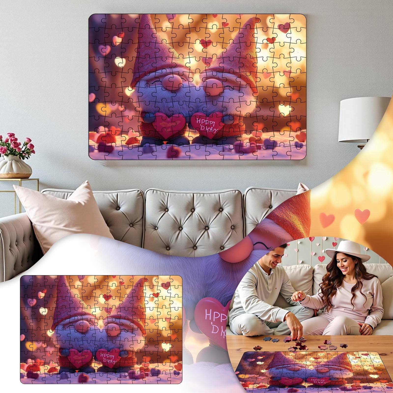 WGEEGWTTGH 4 Year Old Girl Birthday Gifts 130 Piece Valentine Puzzle ... WGEEGWTTGH 4 Year Old Girl Birthday Gifts 130 Piece Valentine Puzzle ...