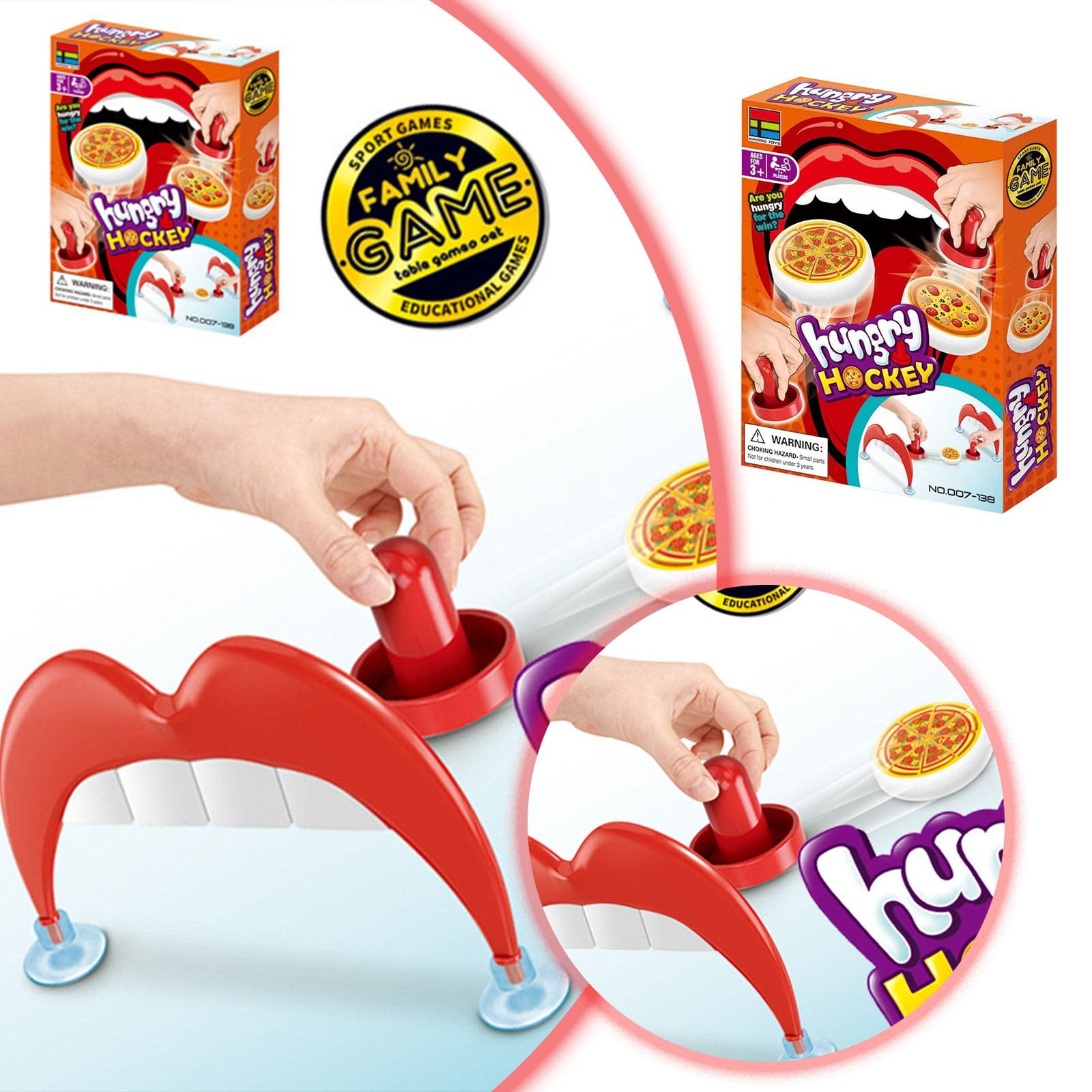 WGEEGWTTGH Gifts for Him Fun Board Games Puzzle Toys Pizza Ice Push ...