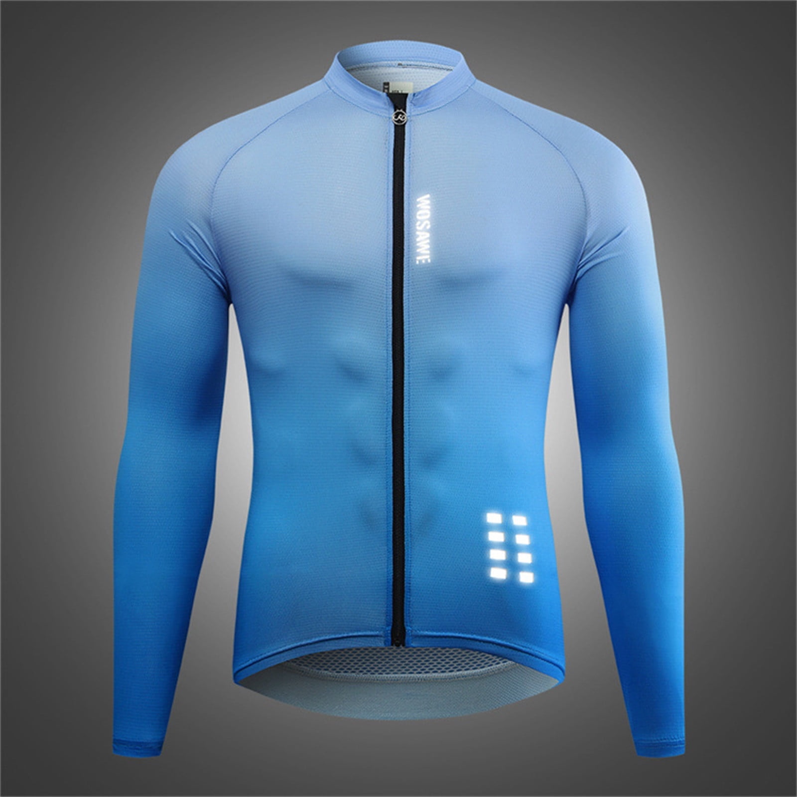 WGEEGWTTGH Men's Cycling Wind Jacket Reflective Ultralight Windbreaker ...