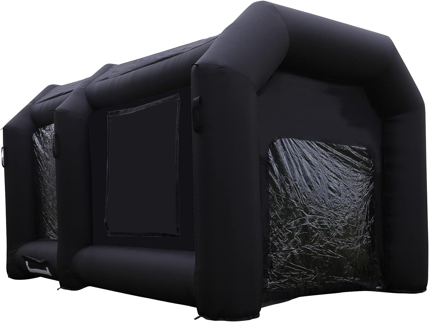 WGIA Black Portable Paint Booth 13X6.5X8Ft,Upgrade Air Filter System ...