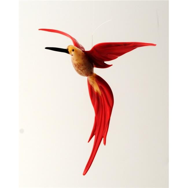 WGK Glass Art 36-224 Handmade Lampworked Glass Hummingbird with ...