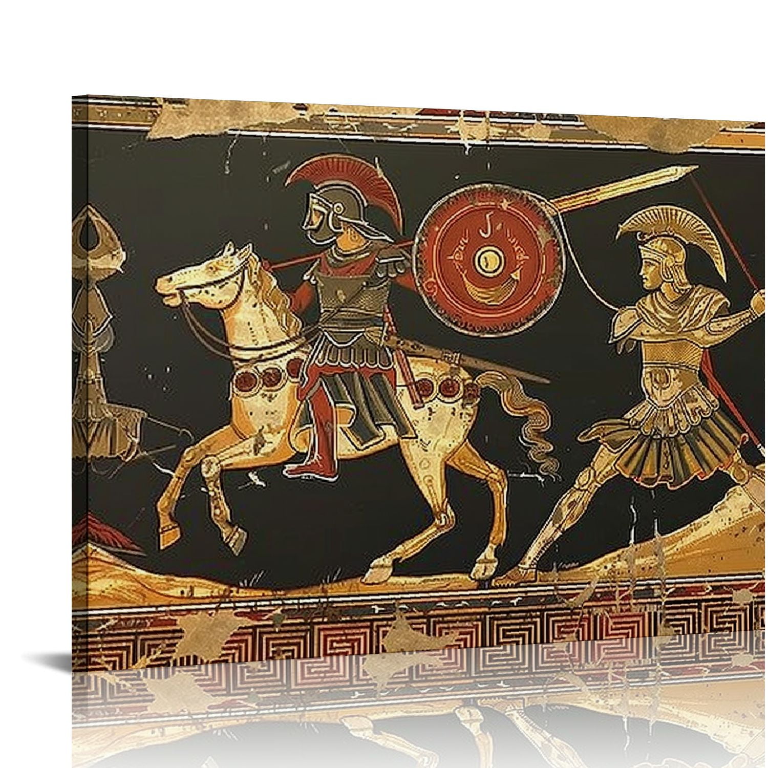 WGOD Greek Mythology Decor Gods of War Athena and Ares Poster Prints ...