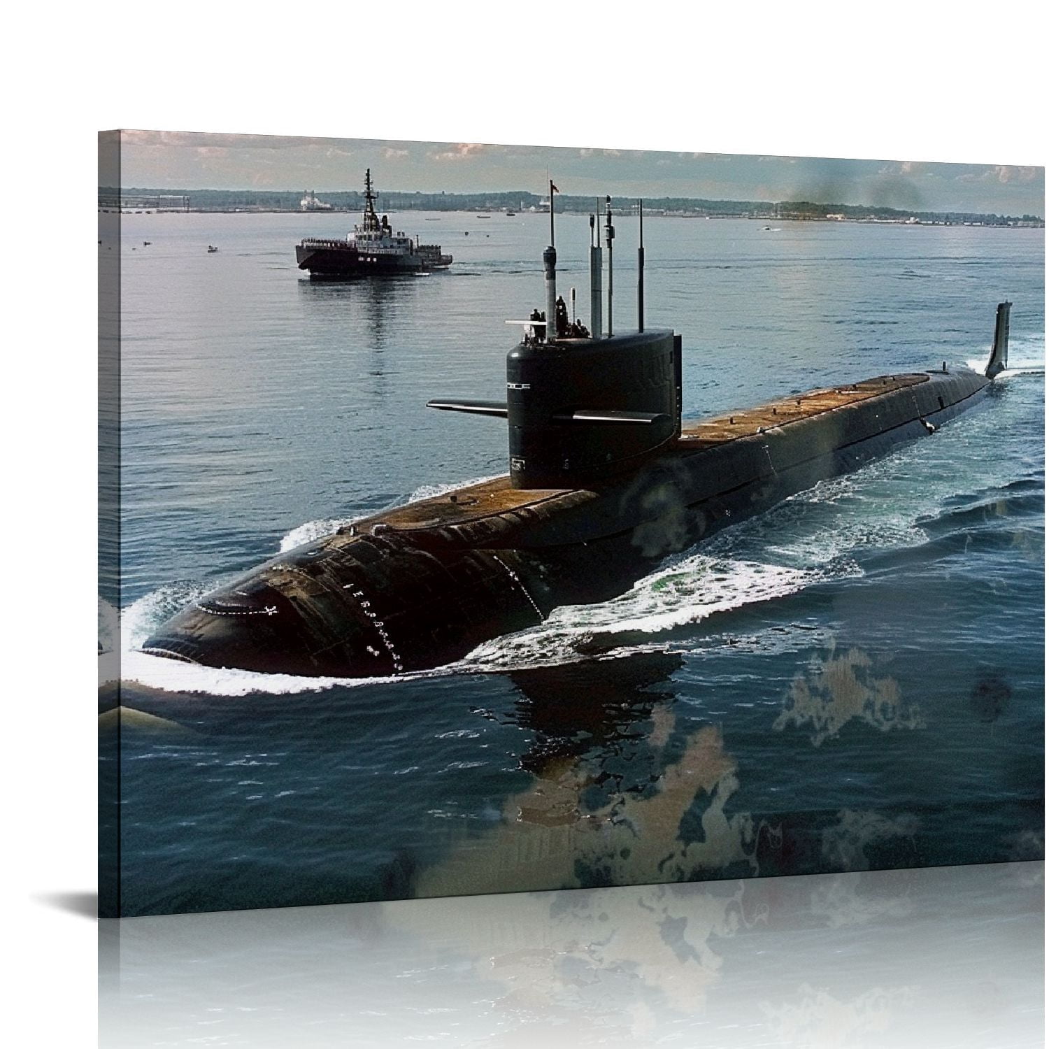 WGOD Submarine Navy Army Poster Decoration Painting Canvas Wall Art ...
