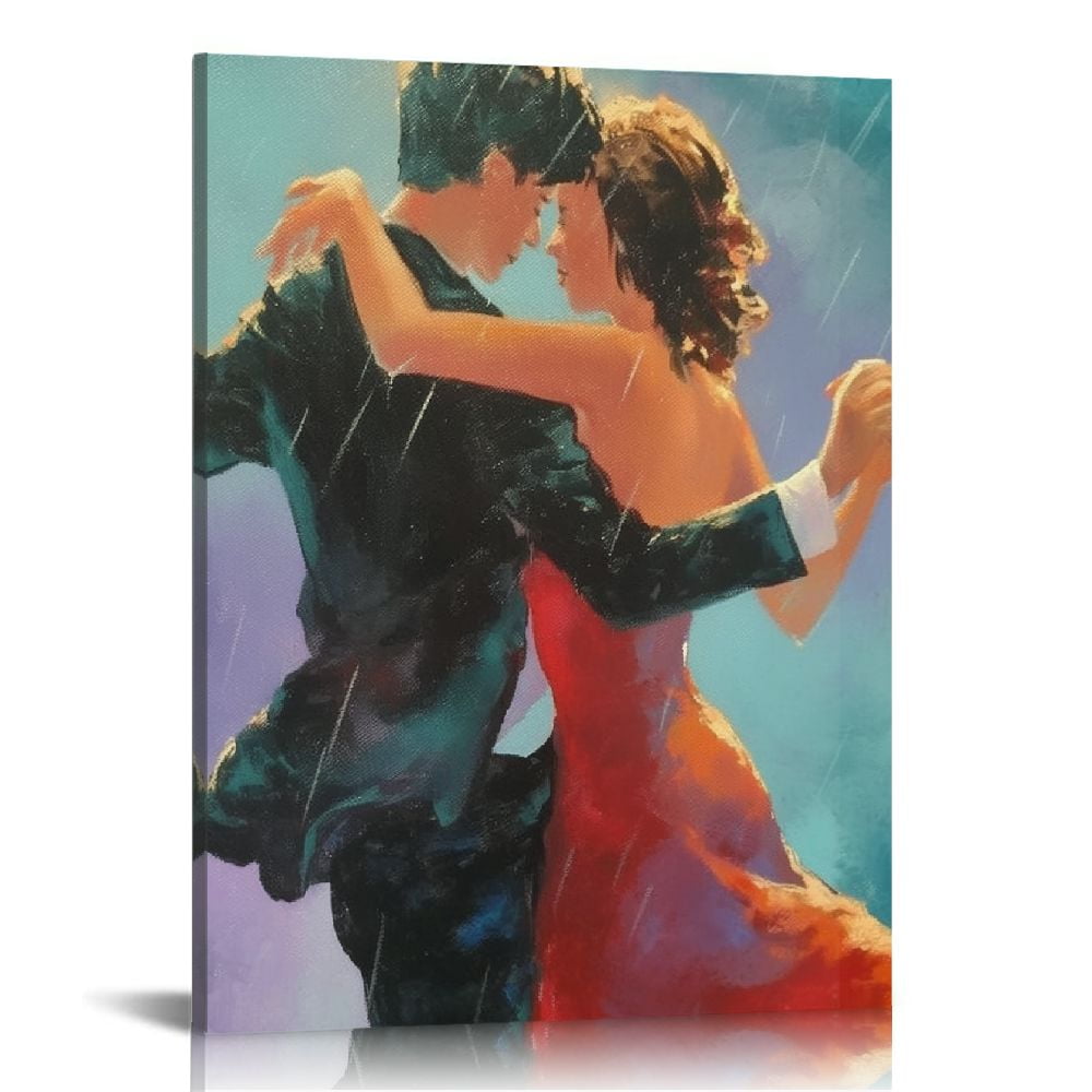 WGOD Tango Poster Tango Wall Art Poster Romantic Dance Tango Couple ...