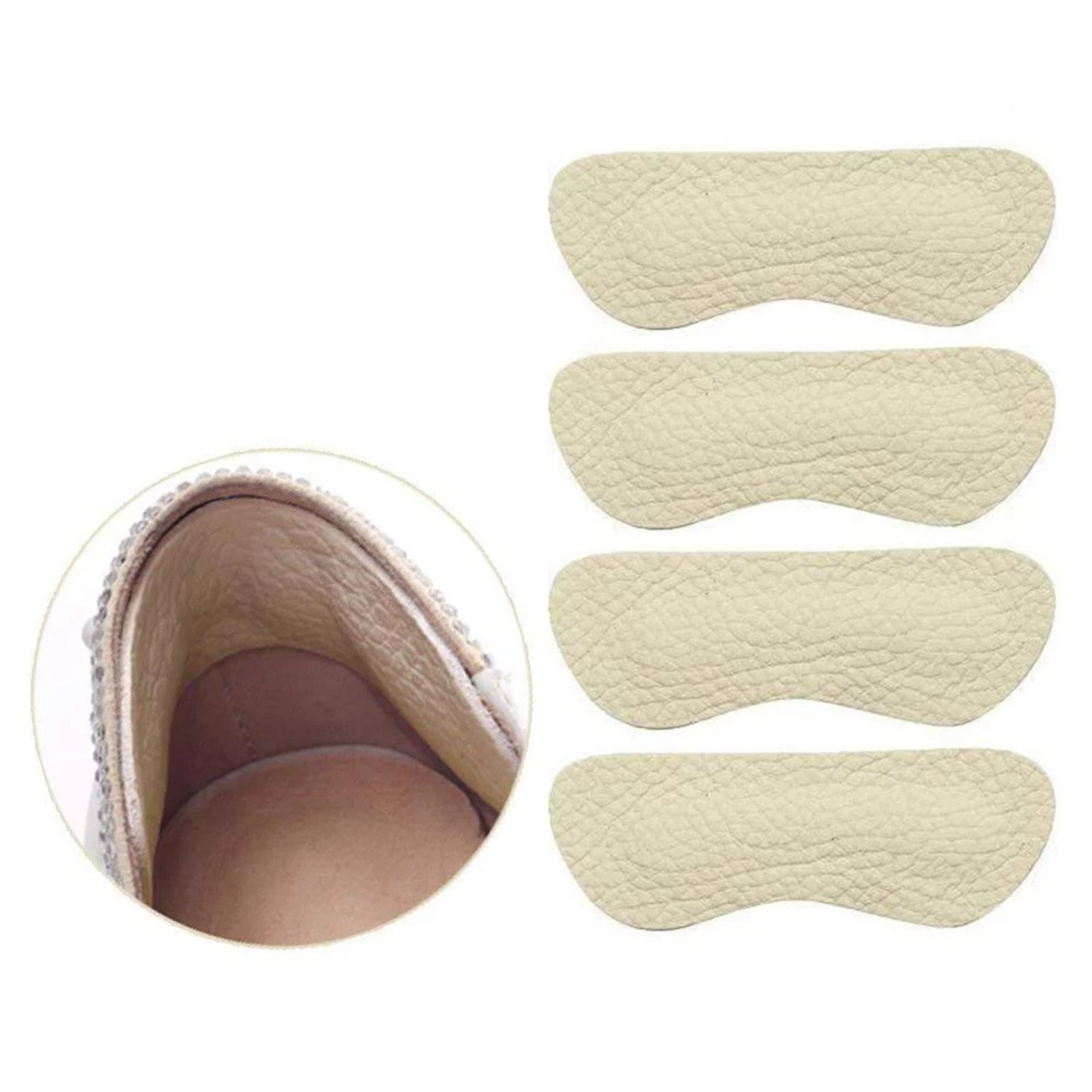 WGOUP Tbest Silicone Heel Inserts, Anti-Slip Gel Pad Cushion Grip Liner ...