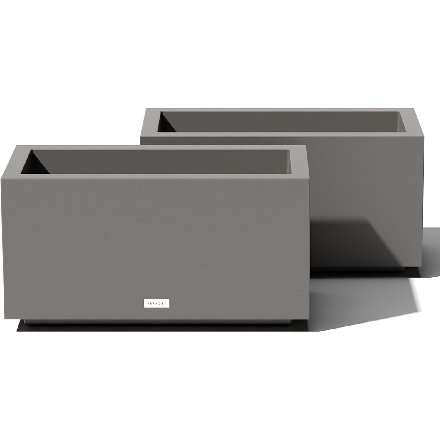 WGQP Block Series Long Box Planter - Large Rectangular Planter for ...