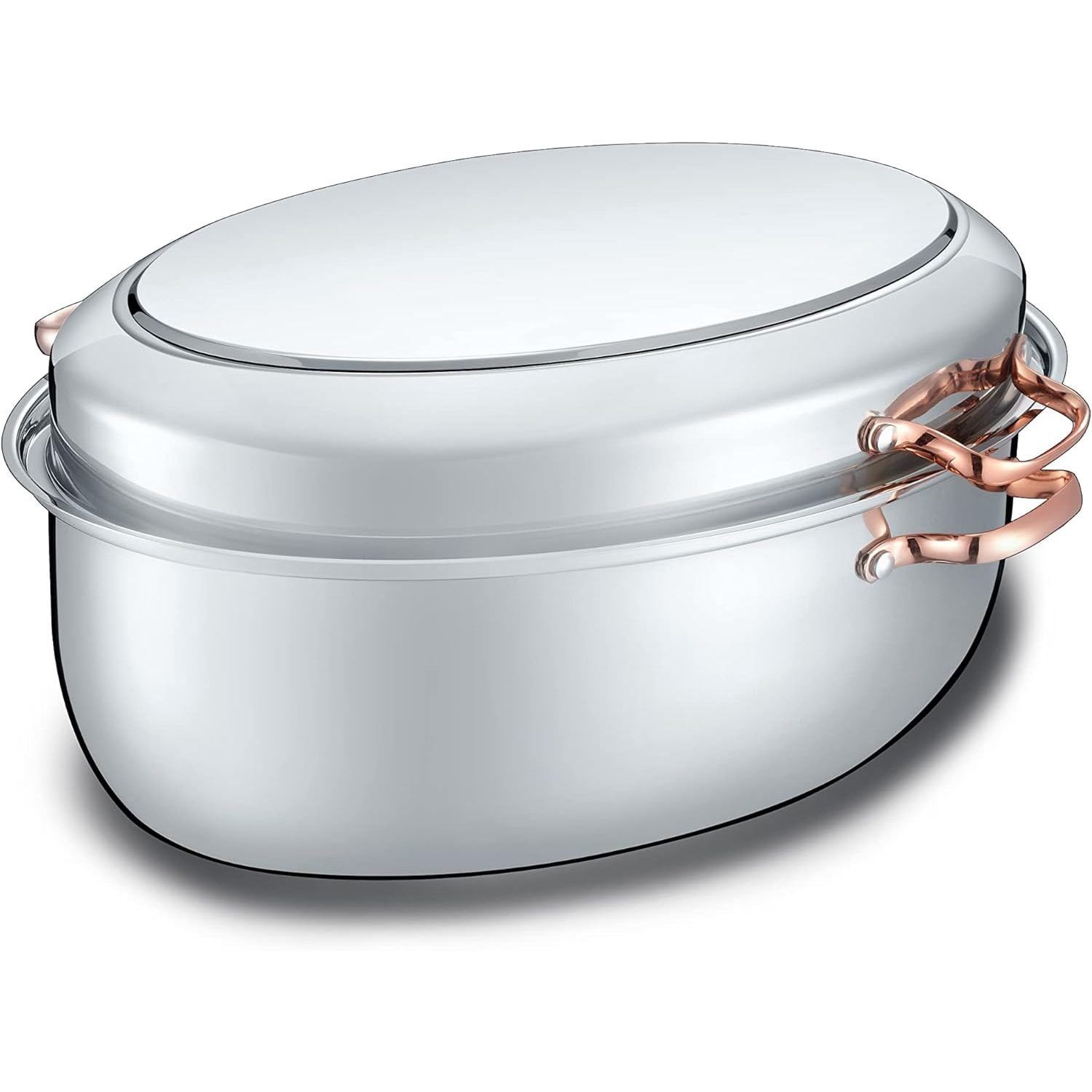 WGQP Premium 12 Quart Stainless Steel Roasting Pan with Hangable Rack ...