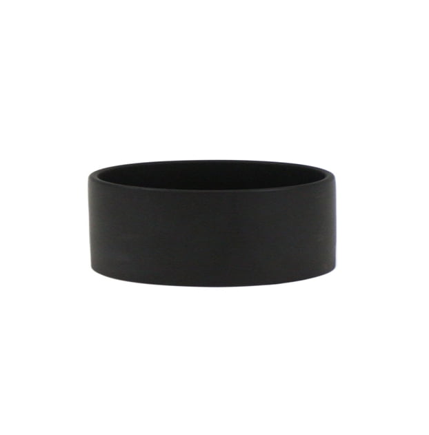 WGV Black Ceramic Cylinder - 8" Wide x 4" Height, Good quality, Heavy ...