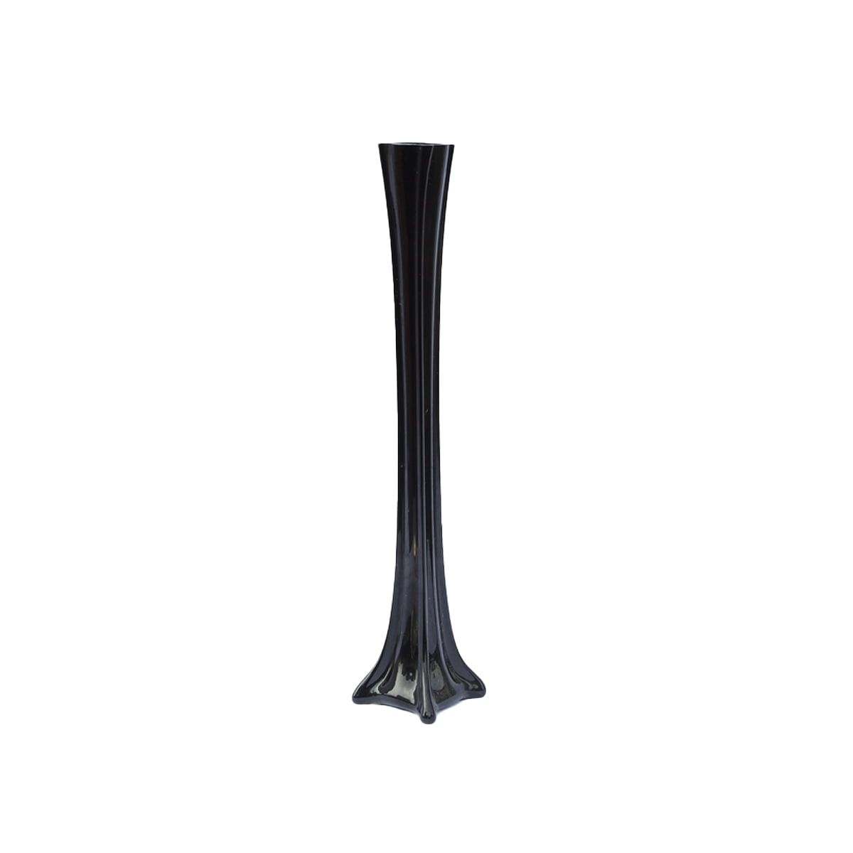WGV Black Eiffel Tower Vase - 1" Wide x 16" Height, Good quality, Heavy ...