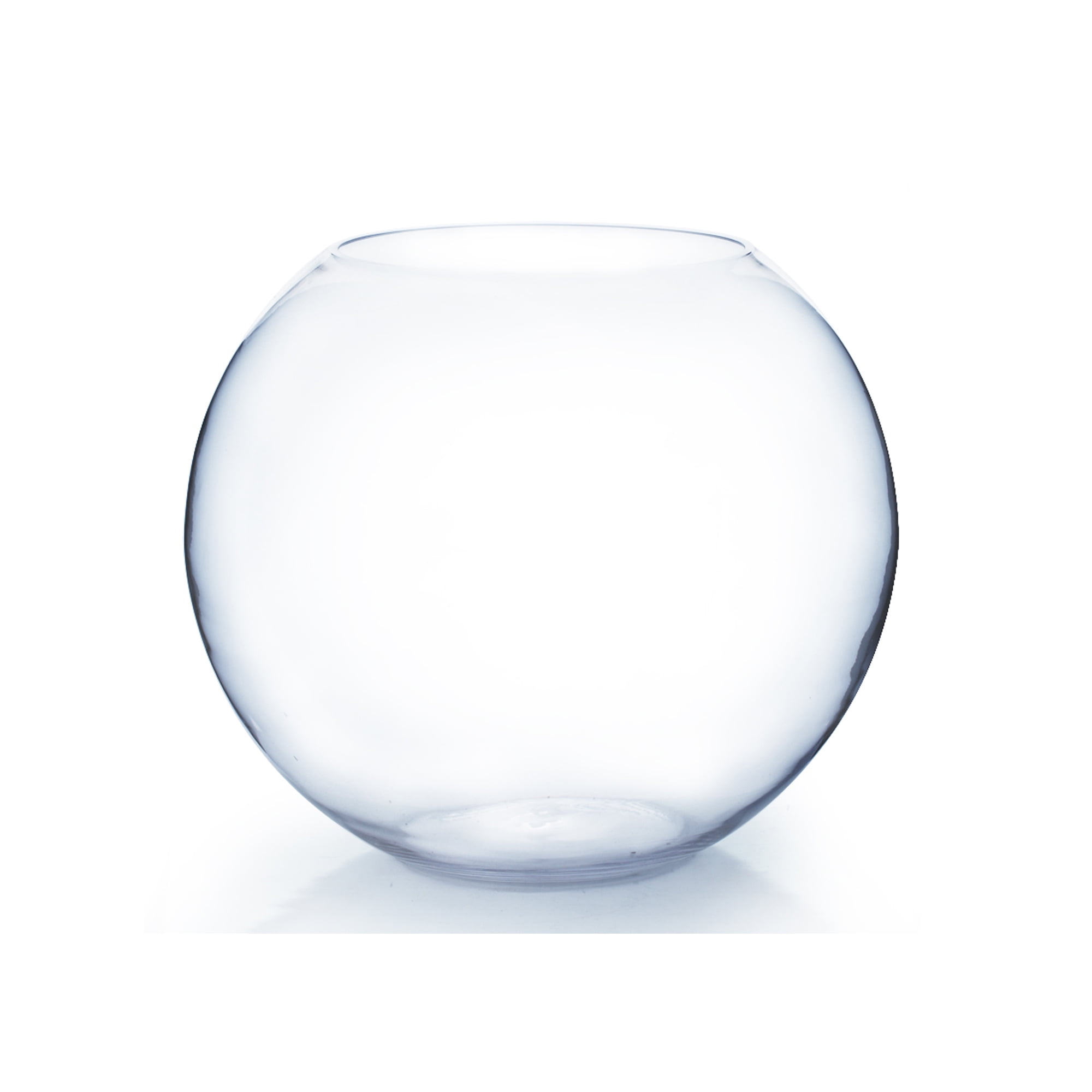 WGV Clear Bubble Bowl Vase - 19" Wide x 16" Height, Good quality, Heavy ...