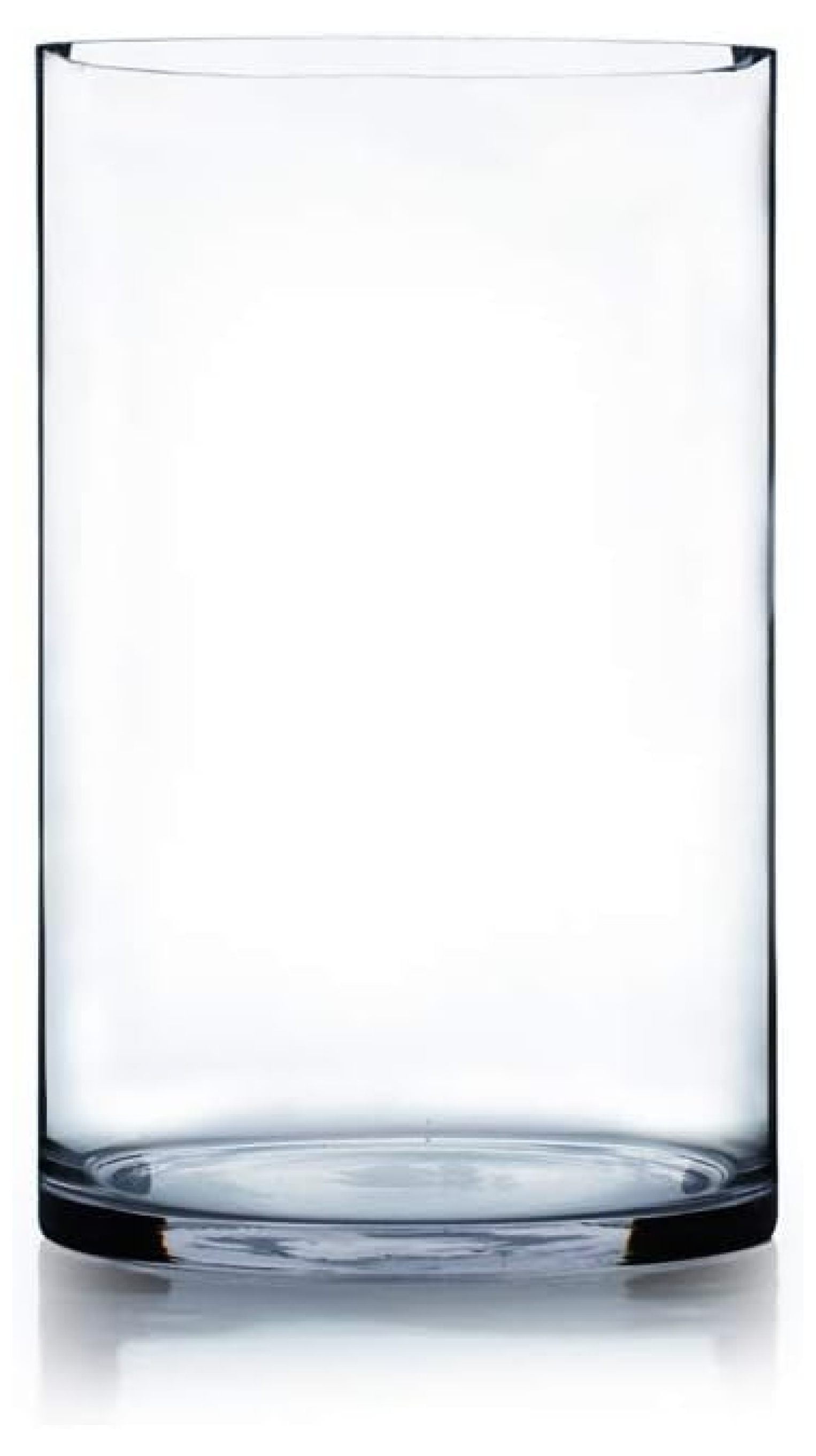 WGV Cylinder Vase Bulk, Width 7", Height 12", Clear Wide Large Diameter ...