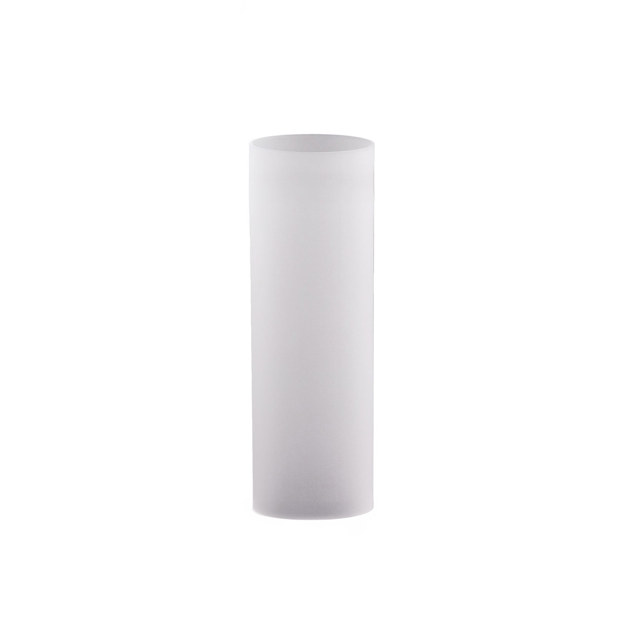 WGV Frosted Glass Hurricane Candle Shade Chimney Tube - 3" Wide x 10 ...