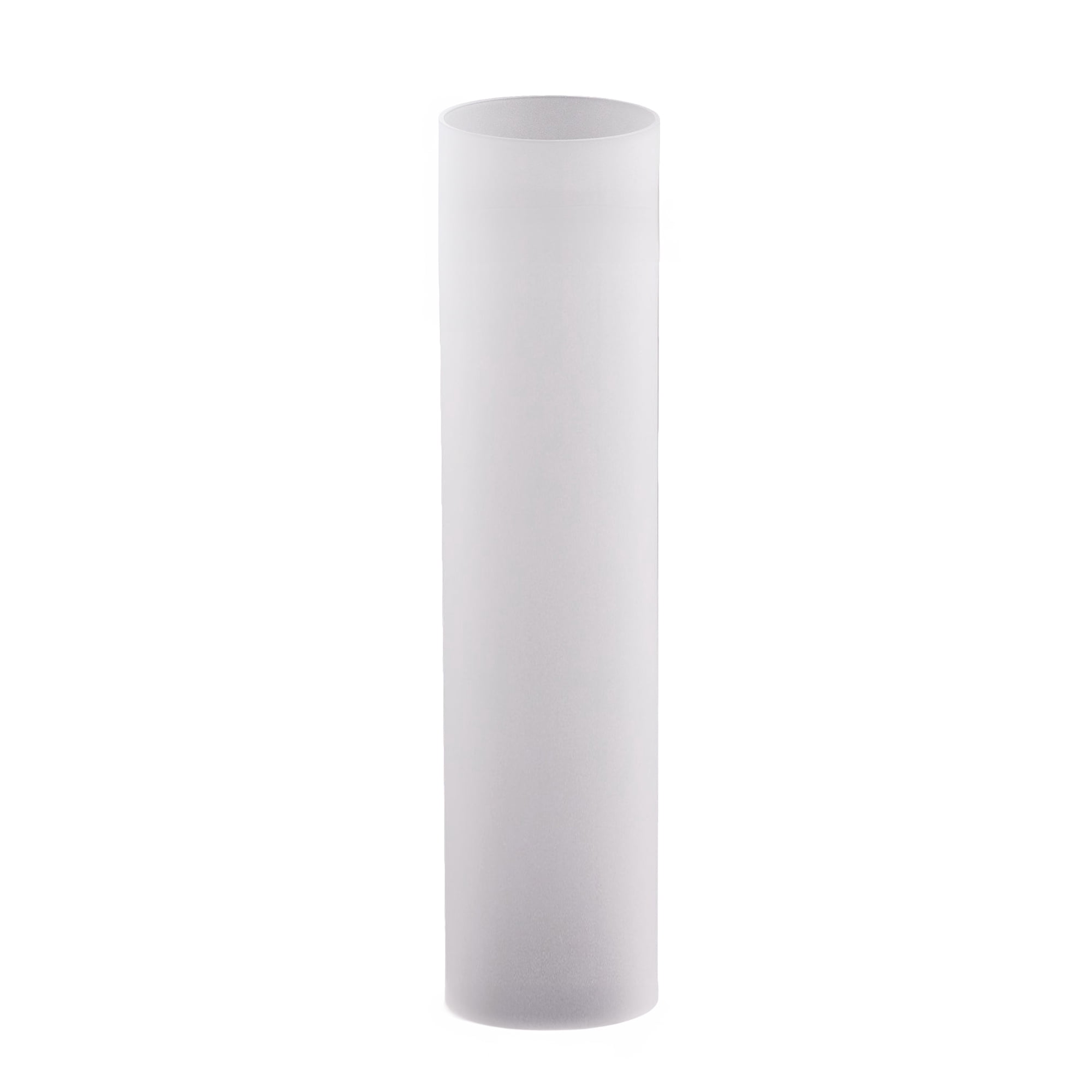 WGV Frosted Glass Hurricane Candle Shade Chimney Tube - 3" Wide x 14 ...