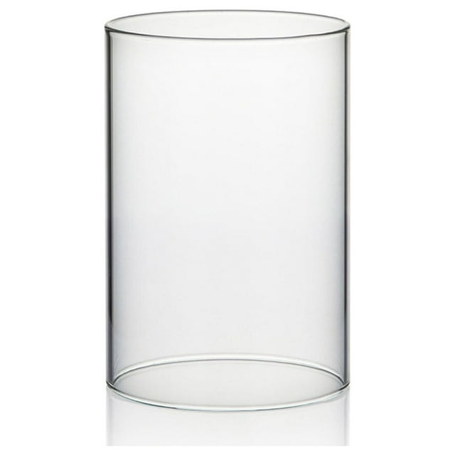 WGV International Clear Glass Cylinder Hurricane Chimney Tube, Candle ...