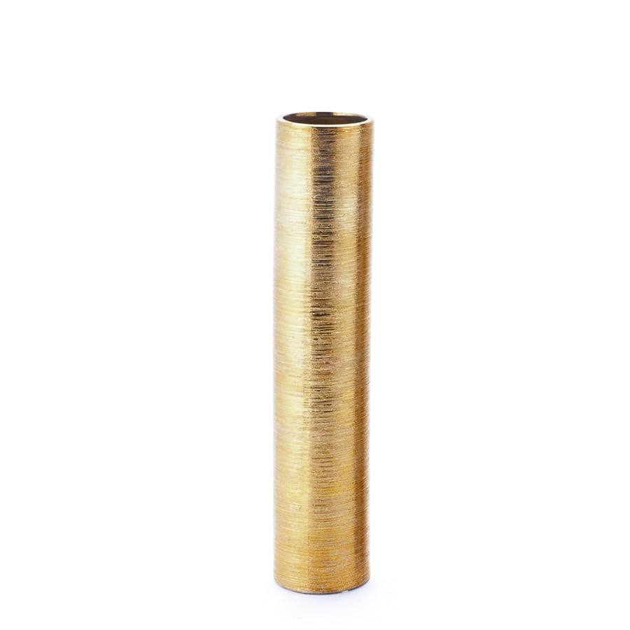 WGV Textured Gold Cylinder Ceramic - 4" Wide x 16" Height, Good quality ...