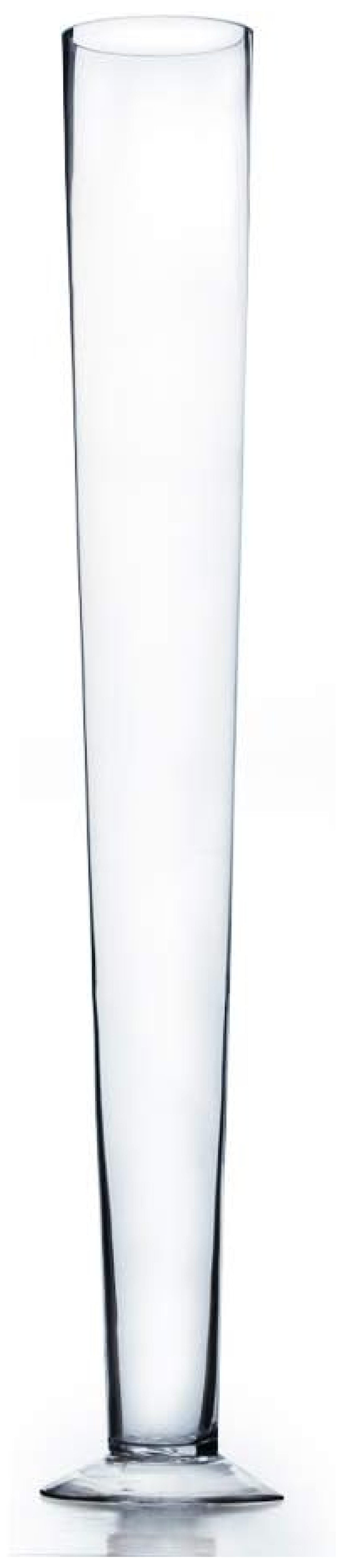 WGV Trumpet Glass Vase, Open 5", Height 31.5", (Multiple Sizes Choices ...