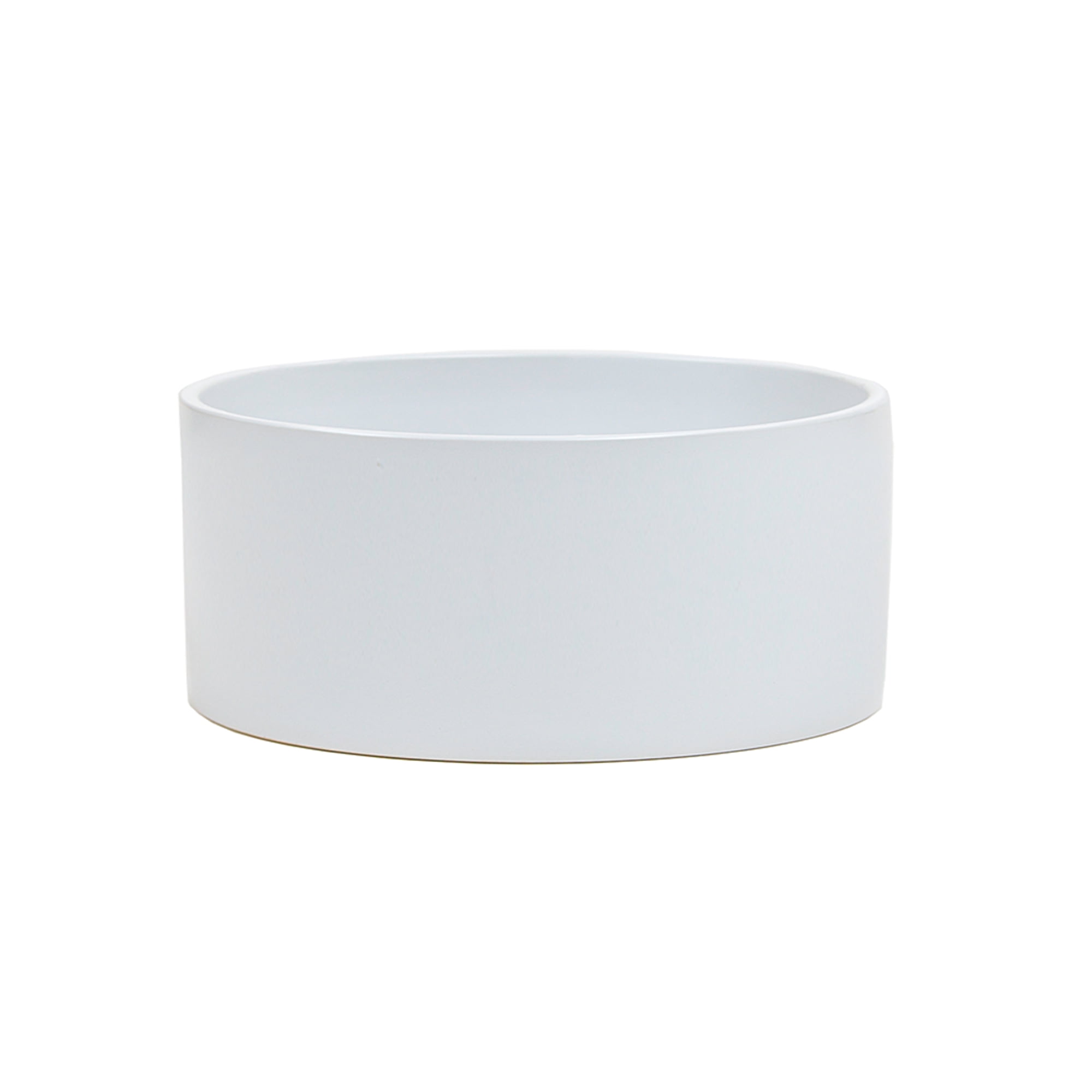 WGV White Cylinder Ceramic - 11" Wide x 5" Height, Good quality, Heavy ...