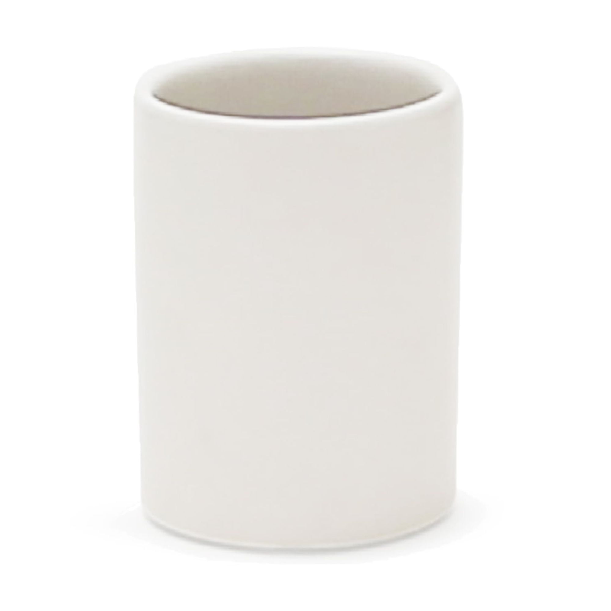 WGV White Cylinder Ceramic - 4" Wide x 6" Height, Good quality, Heavy ...
