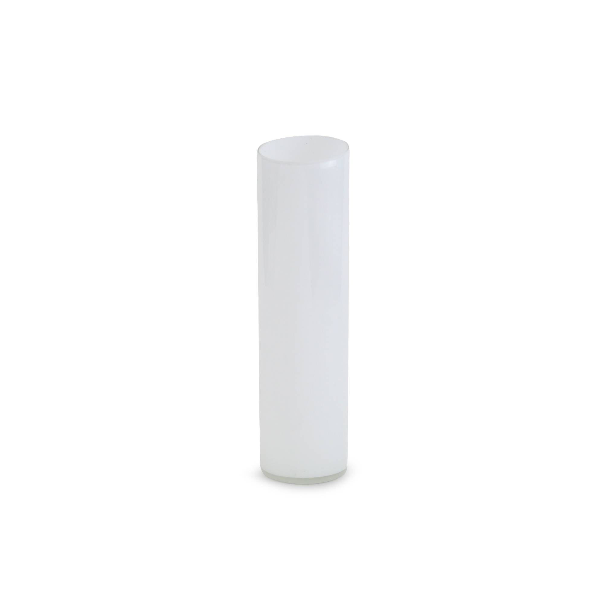 WGV White Cylinder Glass Vase - 5" Wide x 20" Height, Good quality ...