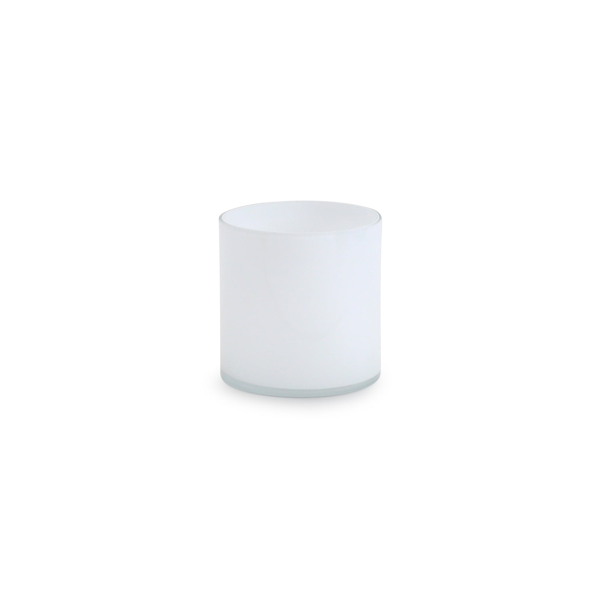 WGV High-Quality Round Cylinder Clear Glass Vase with Heavy Base - 6"x6 ...