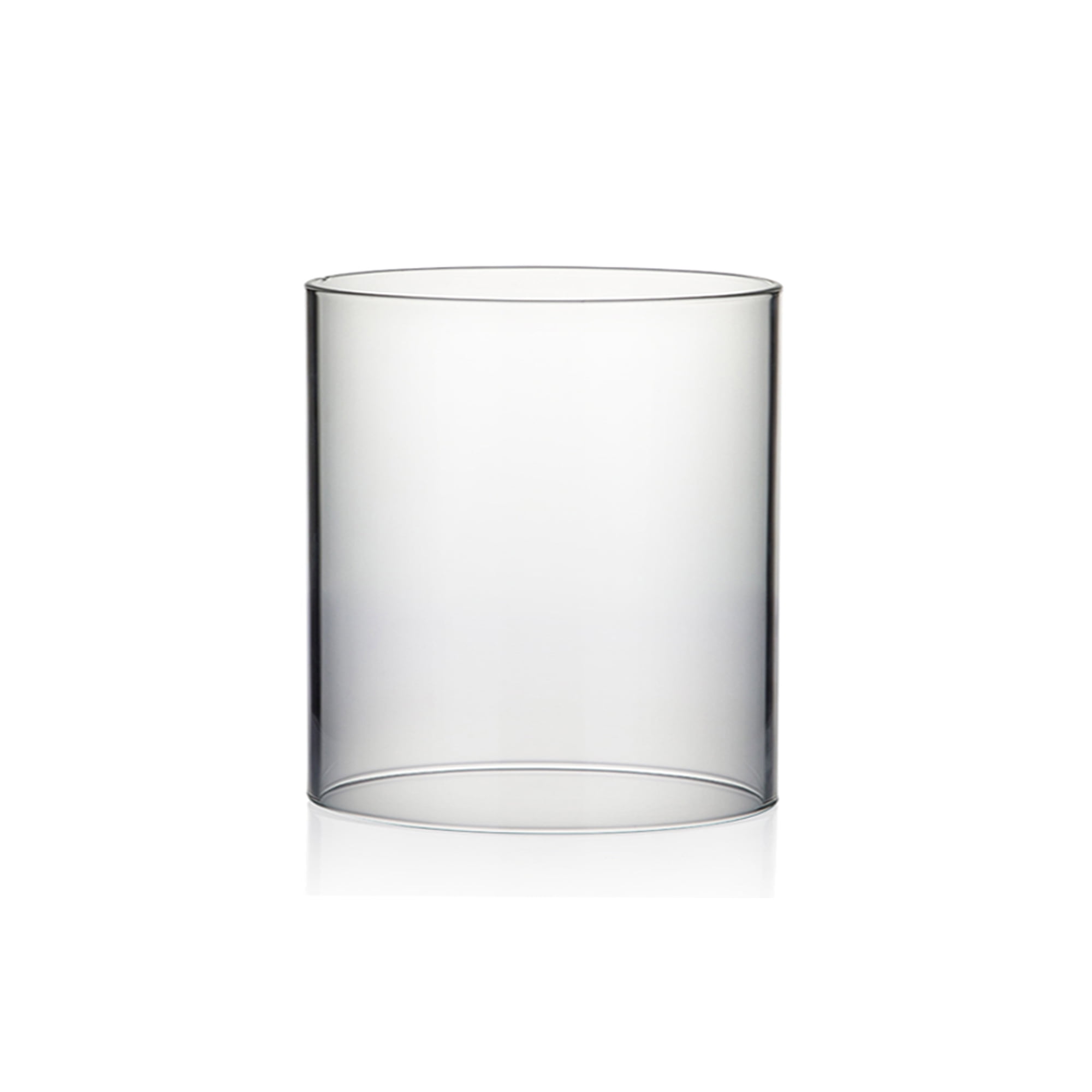 WGVI Hurricane Candle Holder Sleeve, Wide 5.5", Height 6", Clear Glass ...