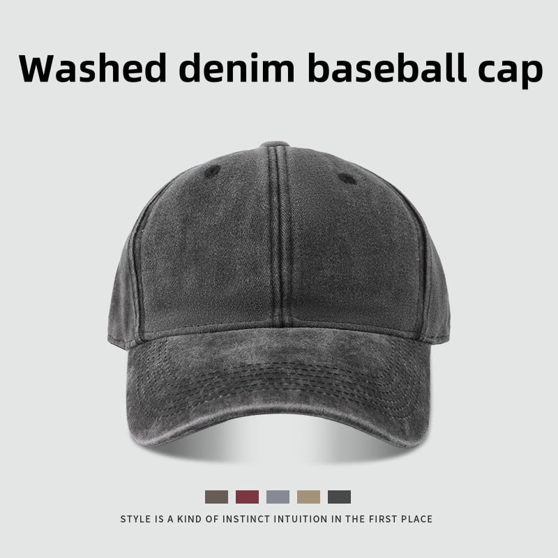 WH Extra Deep Baseball Cap Trucker Hat Adjustable Size,Black - Walmart.com