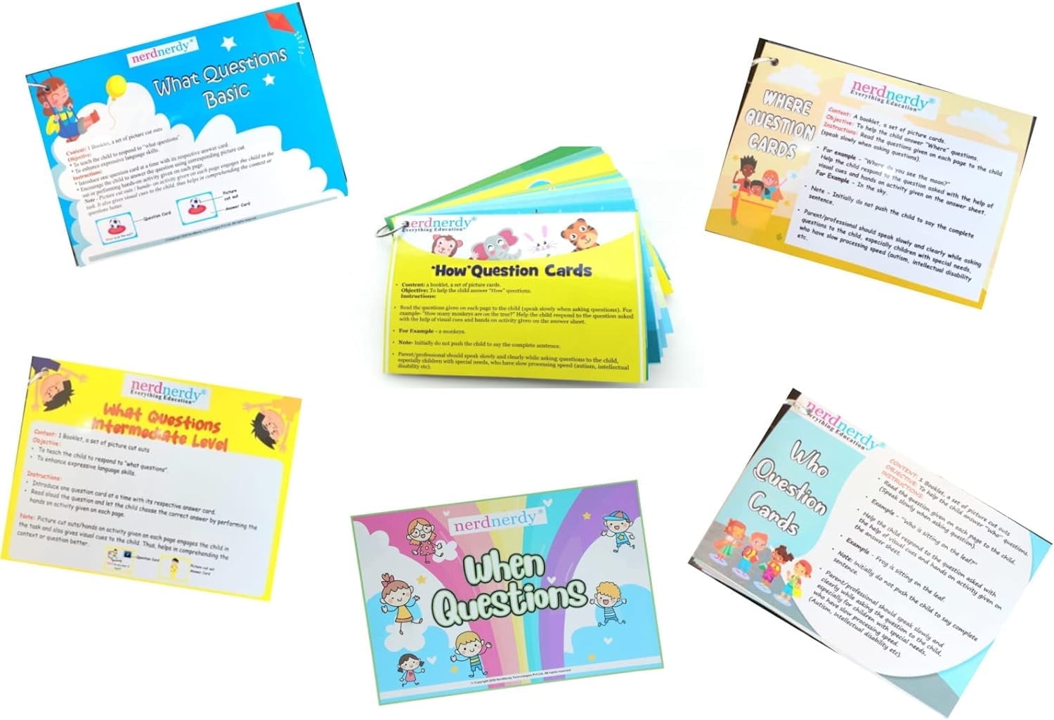 WH' QUESTION KIT- Autism Learning Material/Speech Therapy Tool/Sensory ...