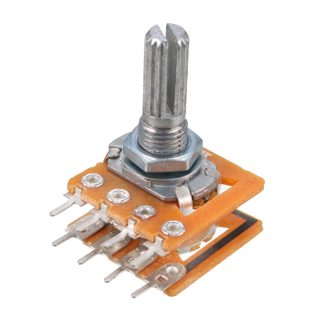 WH138 Type B Adjustable Shaft Dual Linear Pot Potentiometer 100Kohm ...