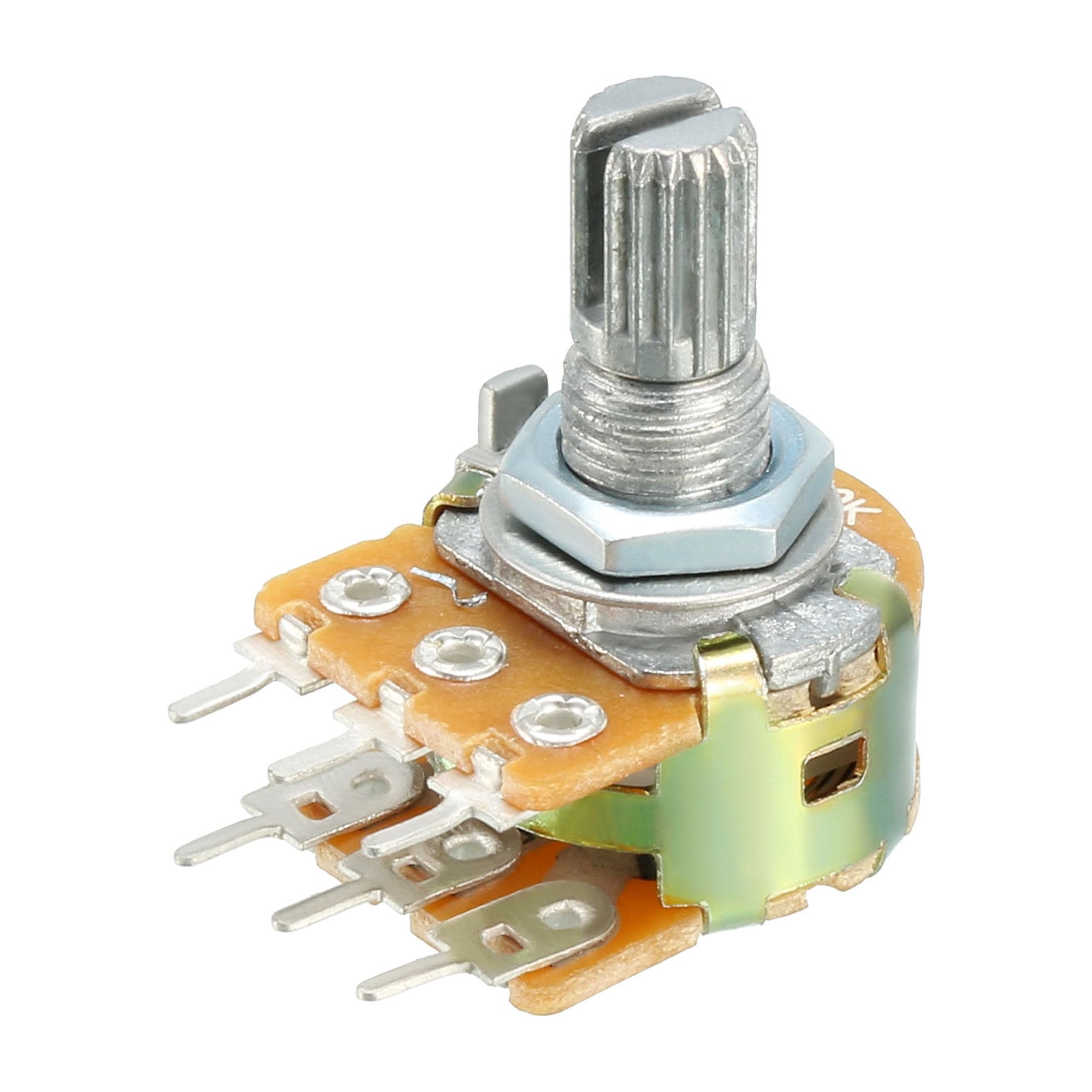 WH148 10K Ohm Variable Resistors Dual Carbon Film Taper Potentiometer ...