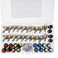 WH148 Potentiometer Switch Kit 15mm Shaft Single Connector Linear ...
