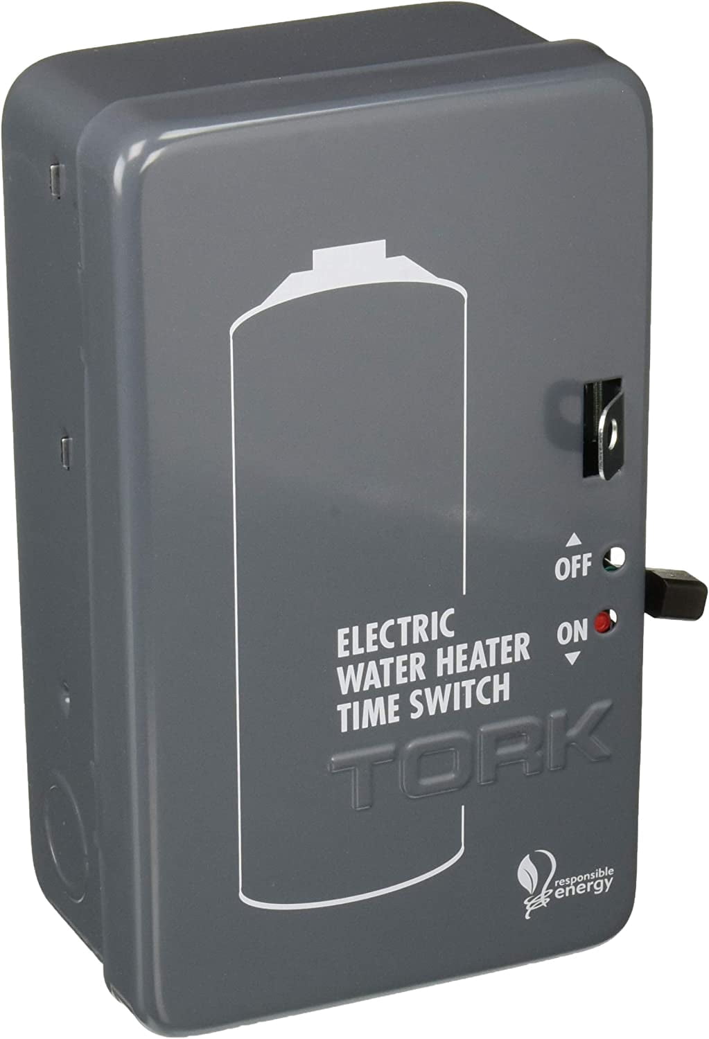 WH2B Mechanical Water Heater Time Switch, 24-Hour, 208/250V, 40A, DPST ...